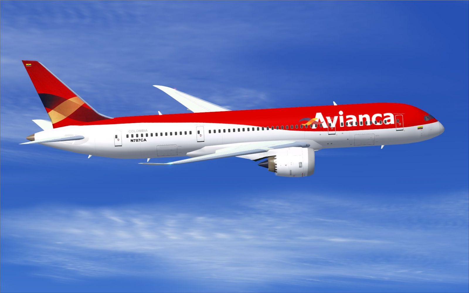 Avianca Boeing 787 8 For FSX