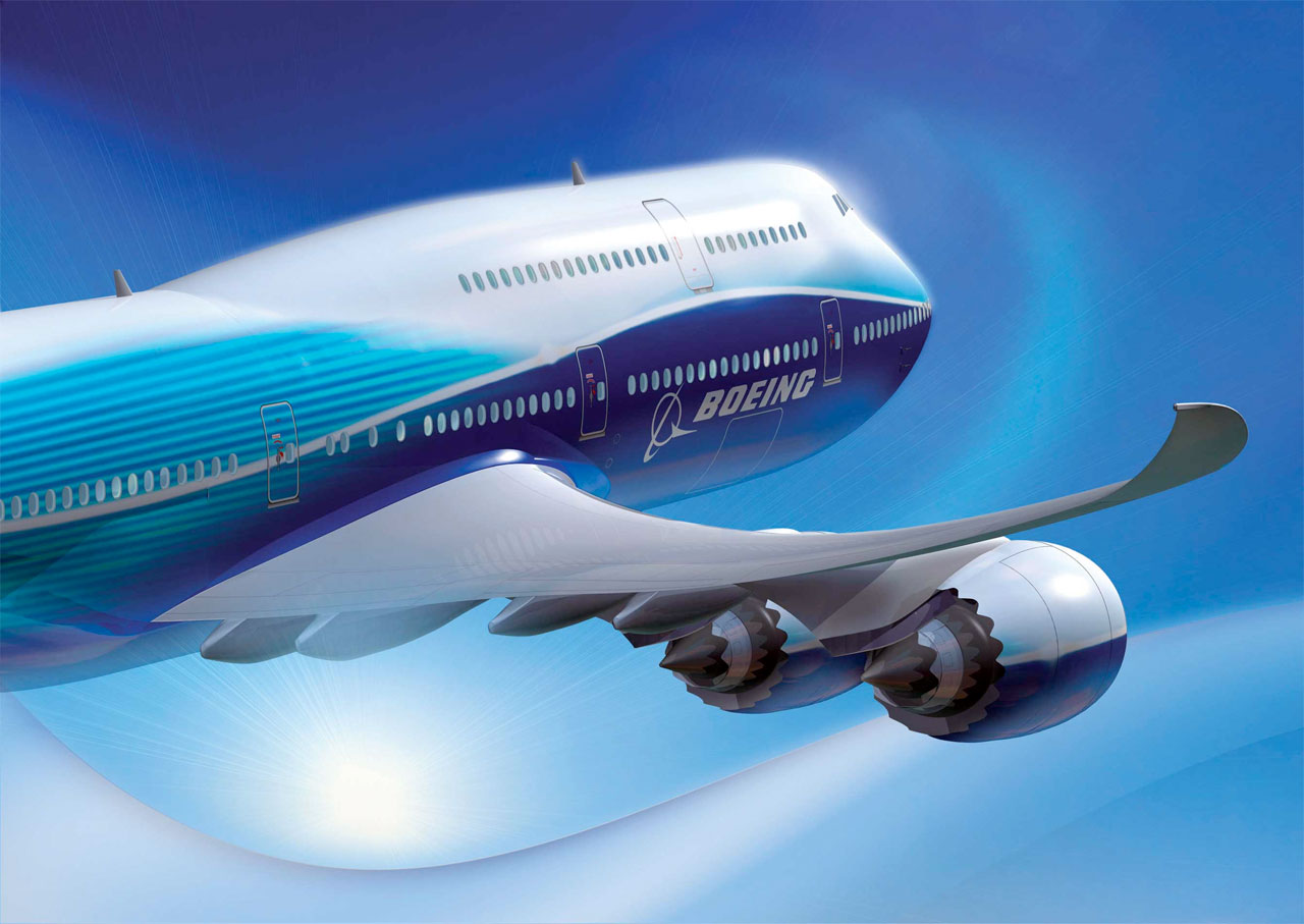 Boeing 747 8 Intercontinental Takes To The Skies