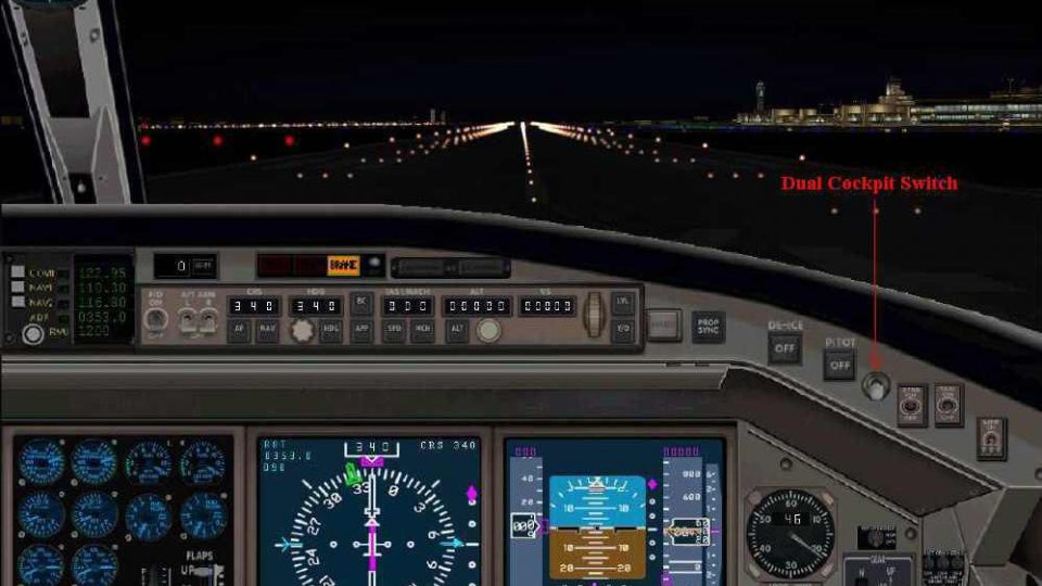 Modern Dual Turboprop Panel for FS2004