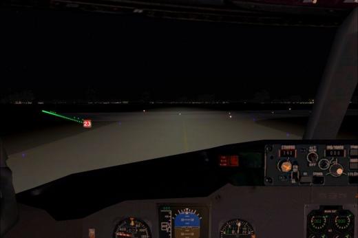 New Landing Lights texture for FS2004
