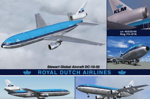 KLM Douglas DC-10-30 PH-DTC (Old Colors) for FSX