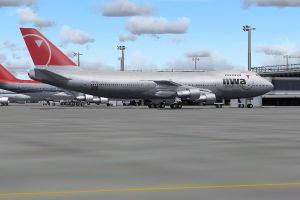 Northwest Airlines Boeing 747-200 N627US for FS2004