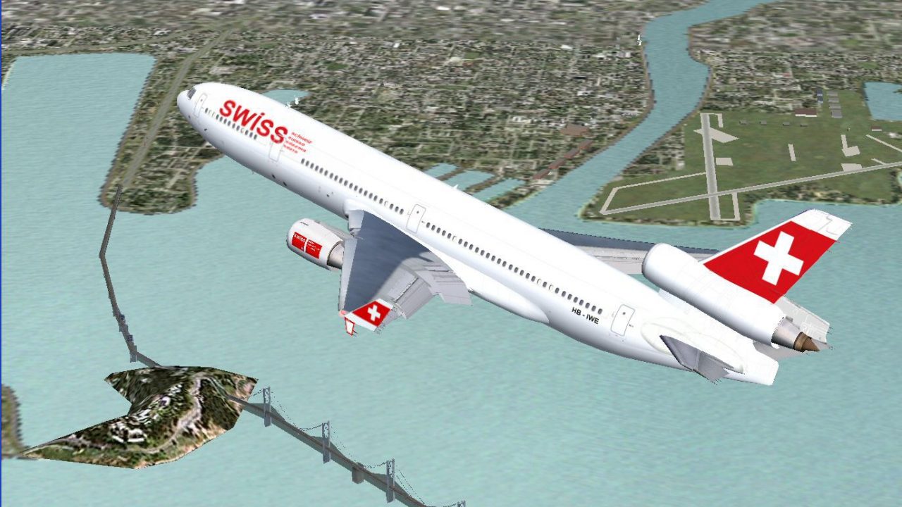 Swiss Airlines MD-11 HB-IWC for FS2004
