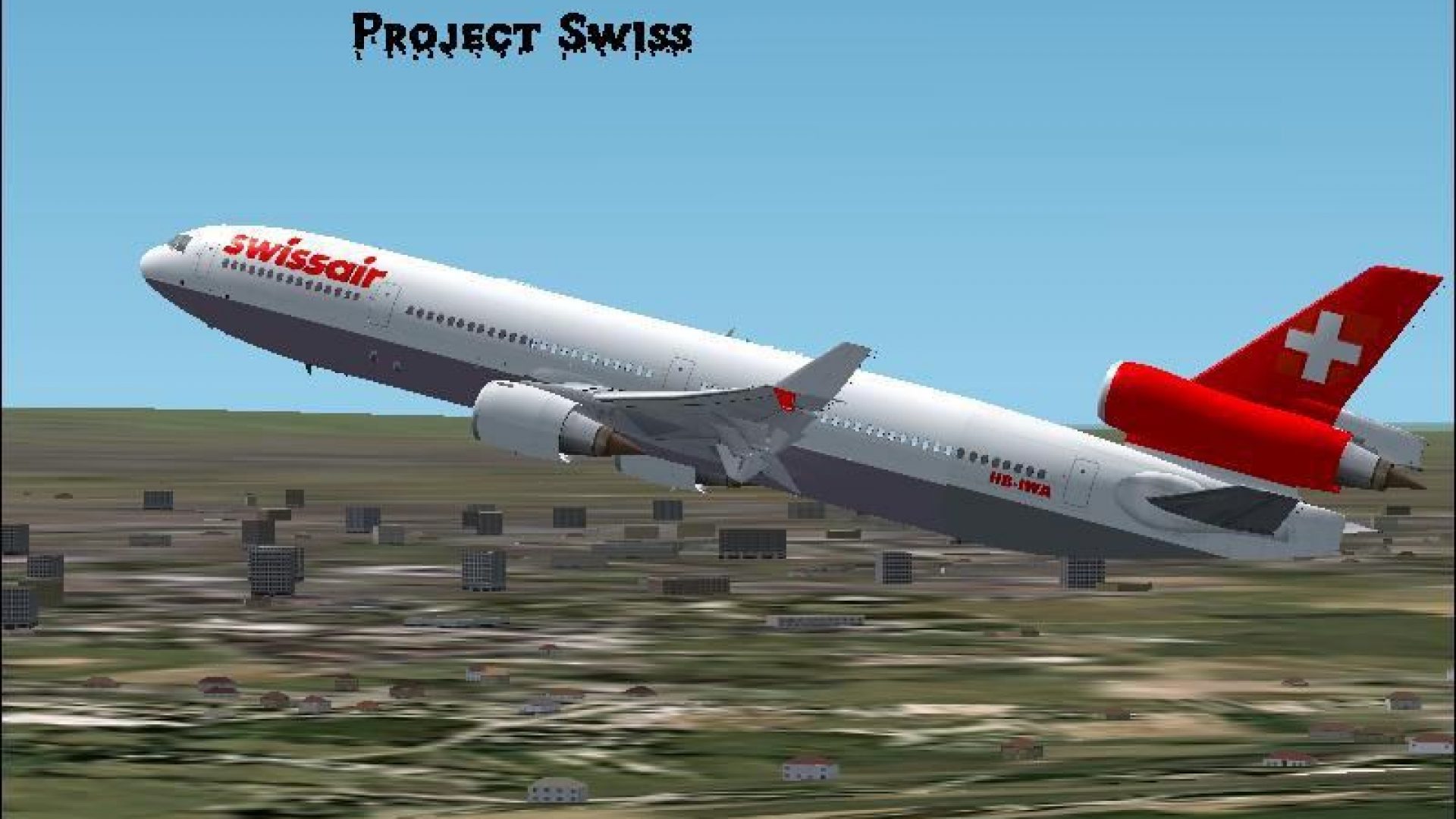 Swissair McDonnell Douglas MD-11 HB-IWA for FS2004