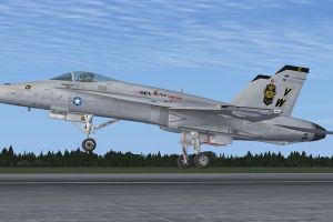 US Marines VMFA-314 F/A-18A Hornet for FSX