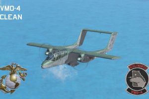 USMC OV-10A VMO-4 1991 Tactical Gray for FSX