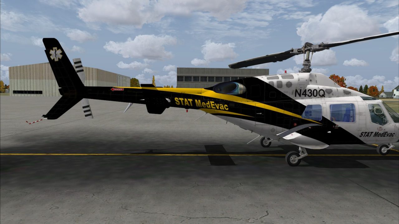 STAT MedEvac Bell 222B for FSX