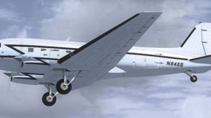 Stevens Express Leasing Inc. Basler BT-67 N845S for FSX