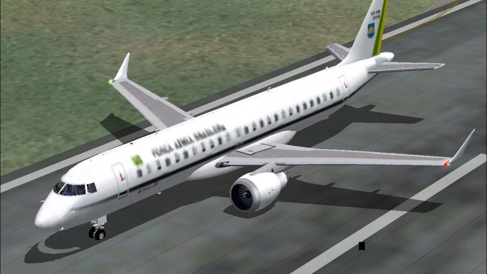 Embraer 190 Paint Fixes for FS2004