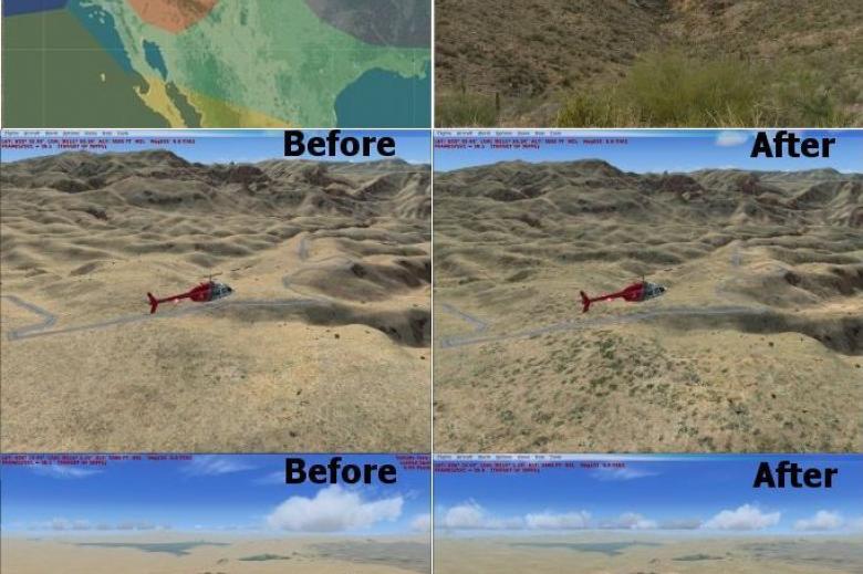 USA & Europe Replacement Ground Textures for FSX & P3D