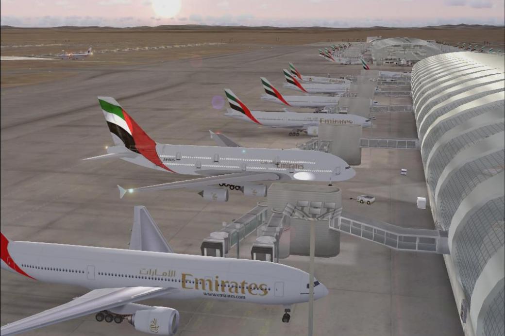 Emirates Airbus A380-800 for FSX