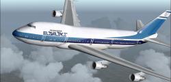 El Al Boeing 747-200 4X-AXA for FS2004