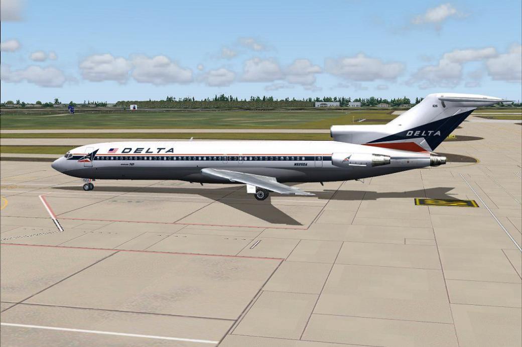 Delta Airlines Boeing 727-200 N400DA for FSX