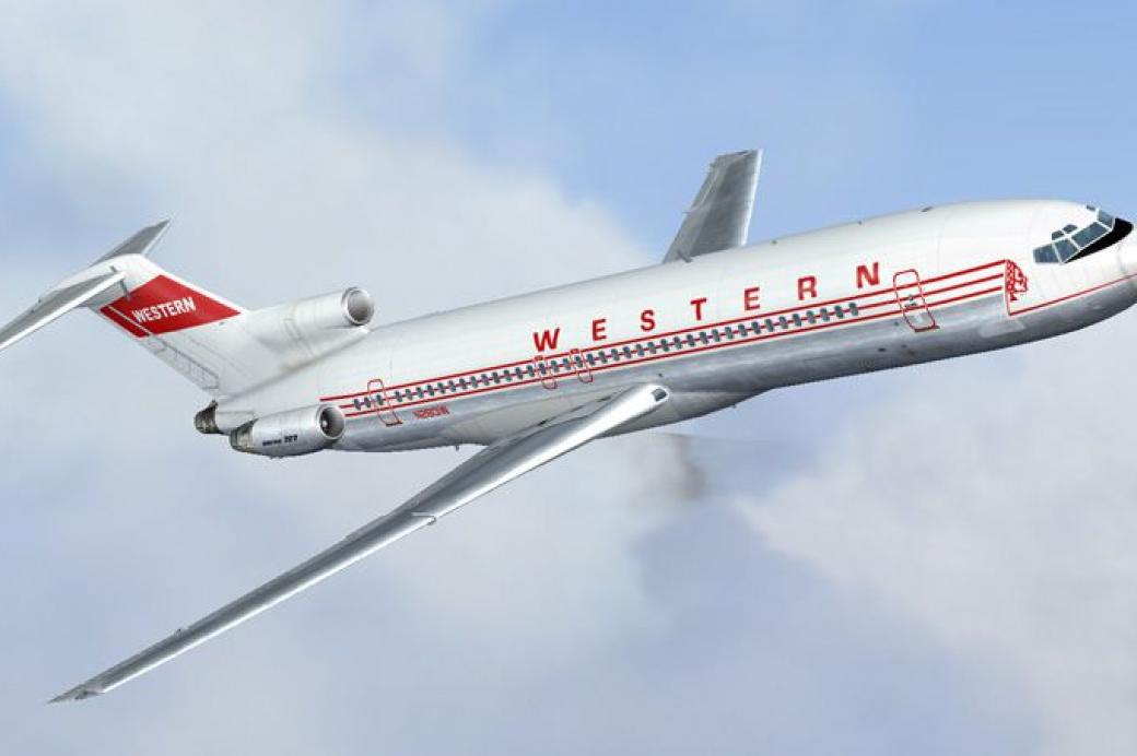 Western Airline Boeing 727-200 2014 for FSX