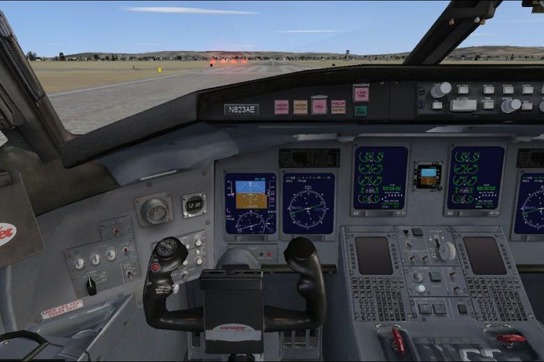 POSKY Boeing 737-800 Virtual Cockpit for FSX