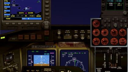 Panel For Modern Twin-Engine Turboprop for FSX