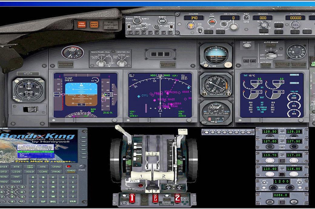 PANELS Boeing 777 Panel for default and Meljet 777 versions for FS2004