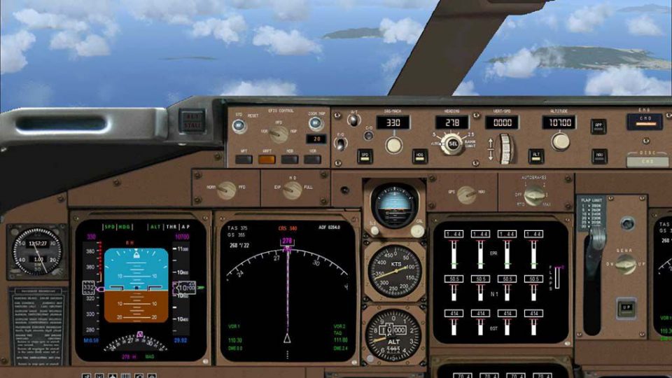 Boeing 747-400 Panel for FSX