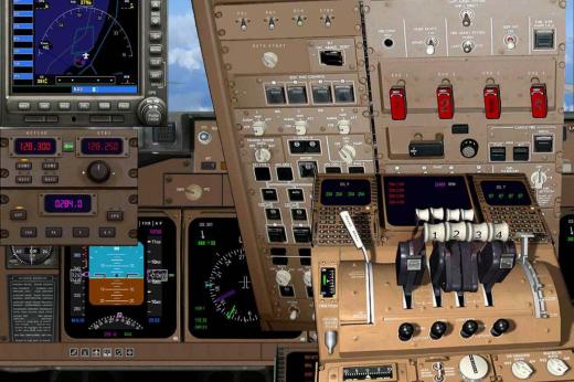 Boeing 767 Panel for FSX
