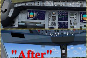 Airbus Cockpit Texture Upgrade for FSX