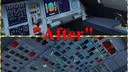 Airbus Cockpit Texture Upgrade for FSX