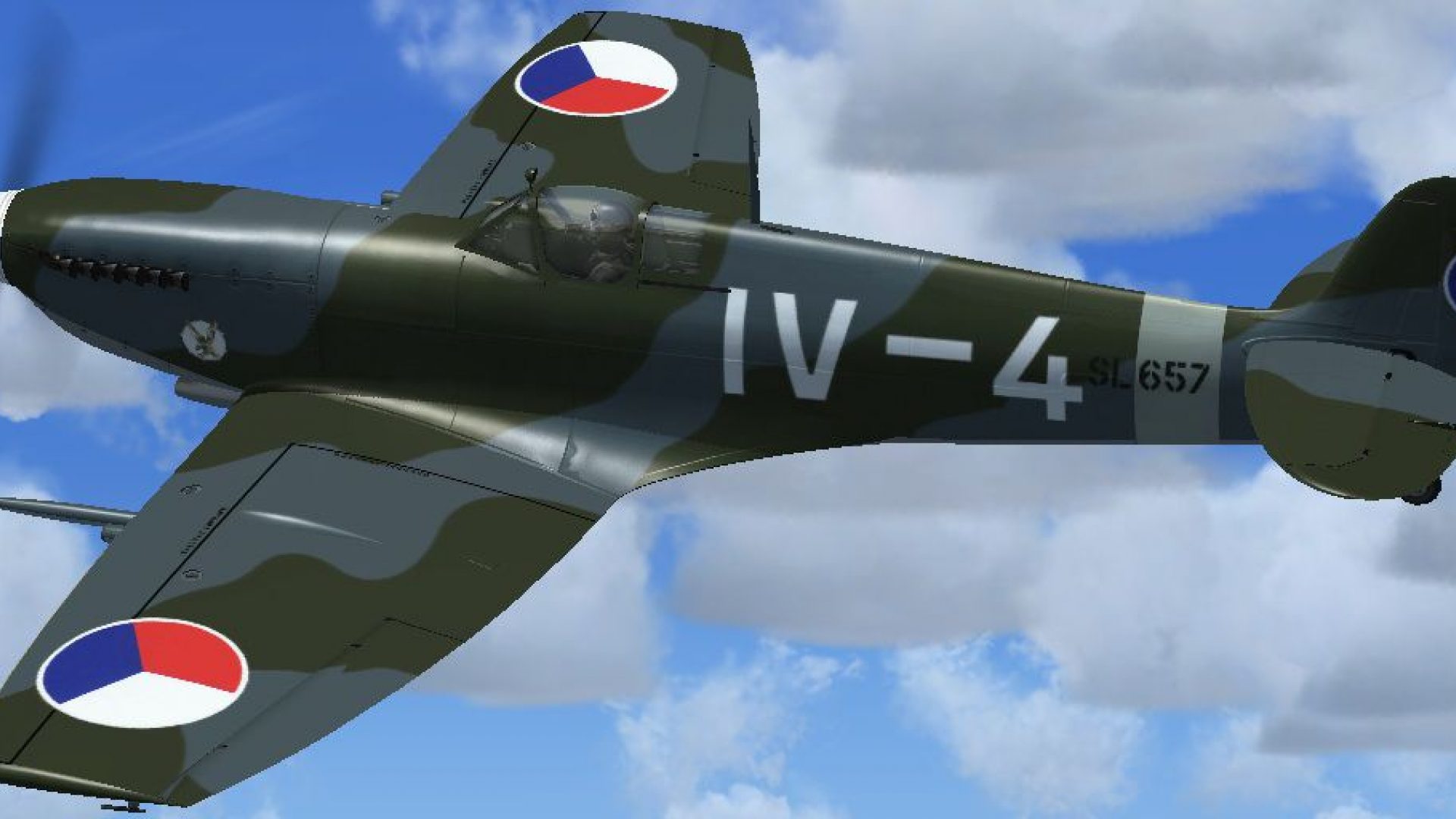 Czech Air Force Spitfire Mk IX for FSX