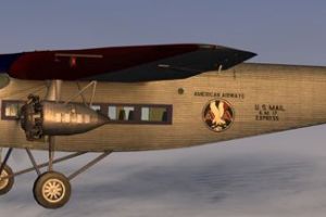 American Airways Ford Trimotor for FS2004