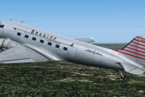Braniff Douglas DC-3 NC29362 for FS2004