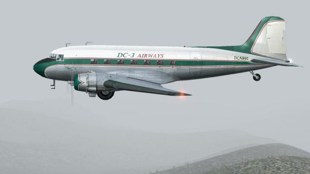 DC-3 Airways Douglas DC-3 for FS2004