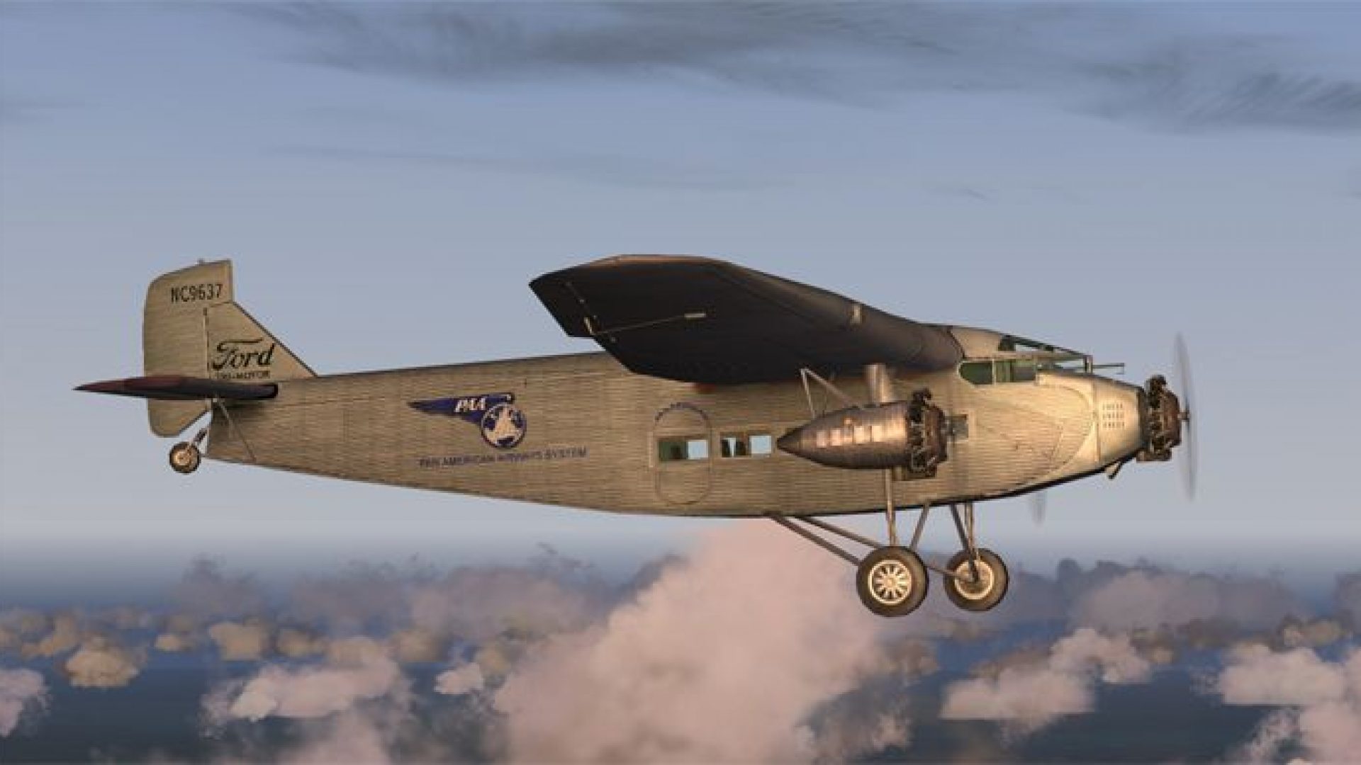 Pan American Ford Trimotor for FS2004