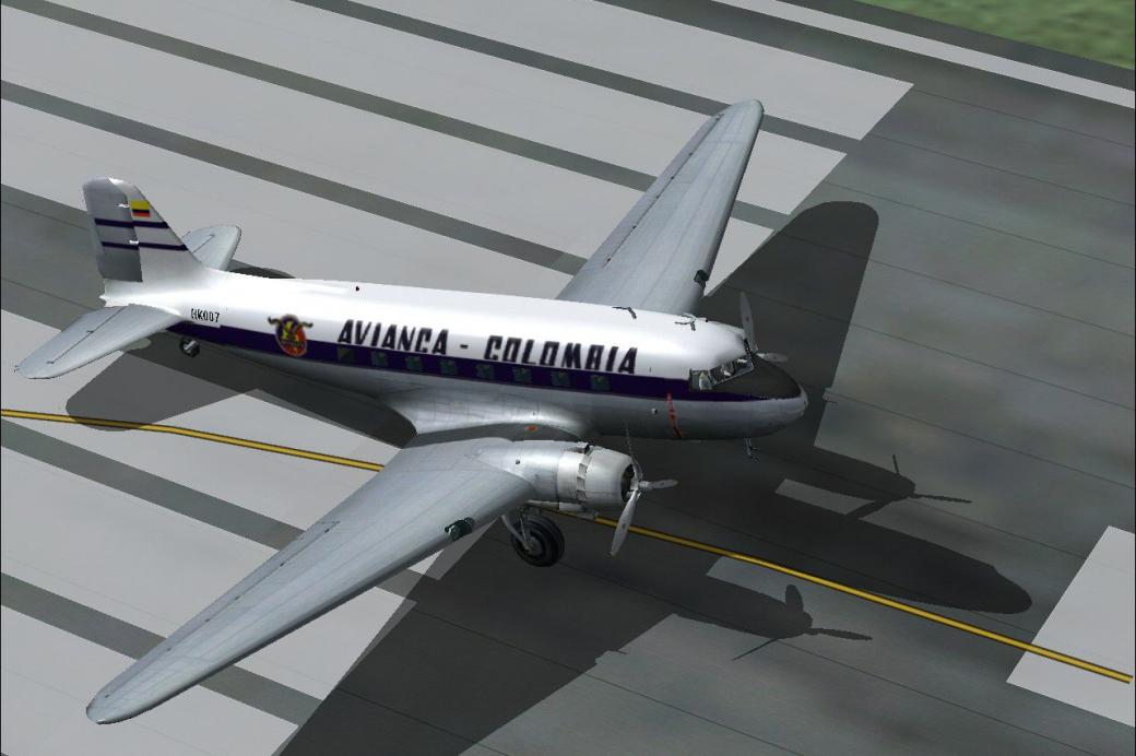 Avianca Douglas DC-3 for FSX