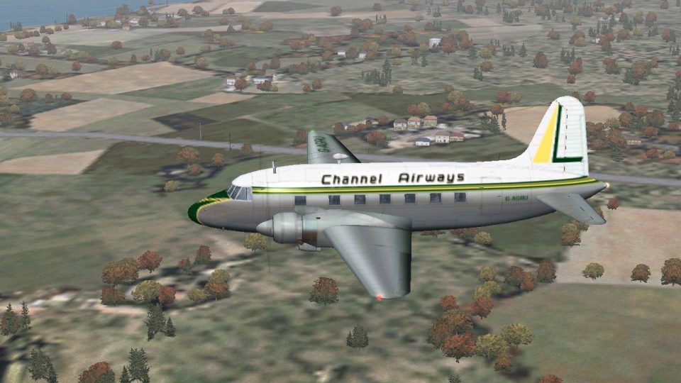 Channel Airways Vickers Viking for FS2004