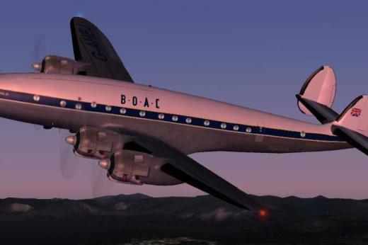 BOAC DC-7C for FS2004