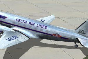 Delta Airlines Douglas DC-3 "Ship 41" for FS2004