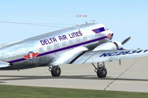 DC-3 Delta Ship 41 for FS2004