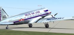 Delta Airlines Douglas DC-3 "Ship 41" for FS2004