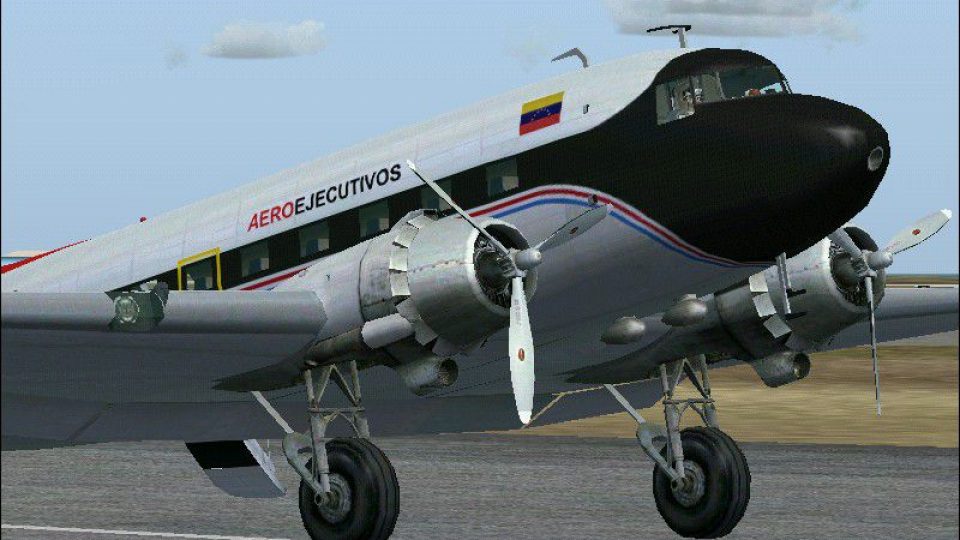 Douglas DC-3 Prop Tips Update (All White) for FS2004