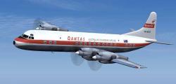 Qantas Lockheed Electra for FS2004