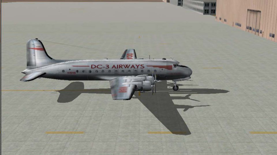 DC-3 Airways Douglas DC-4 N1948 for FS2004