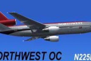 Northwest Douglas DC-10-30 N225NW (Old Colors) for FSX
