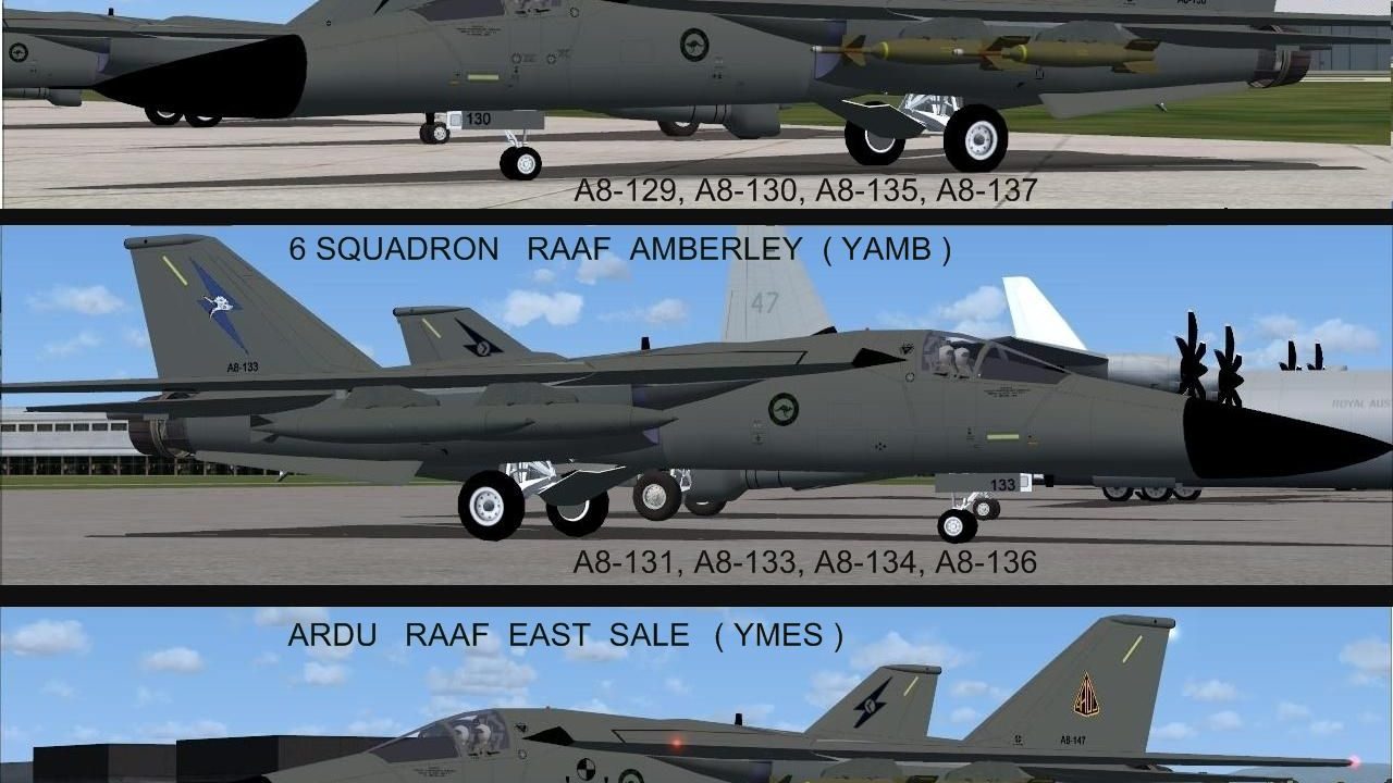 F-111 AI Aircraft For Australia for FSX