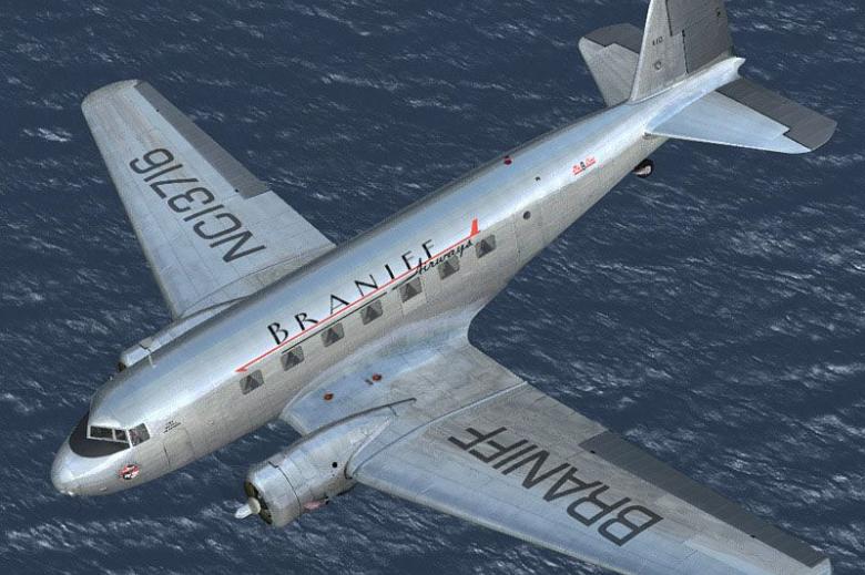 Braniff Douglas DC-3 NC29362 for FS2004