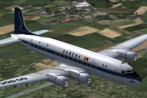 Sabena Douglas DC-6 1960 for FSX