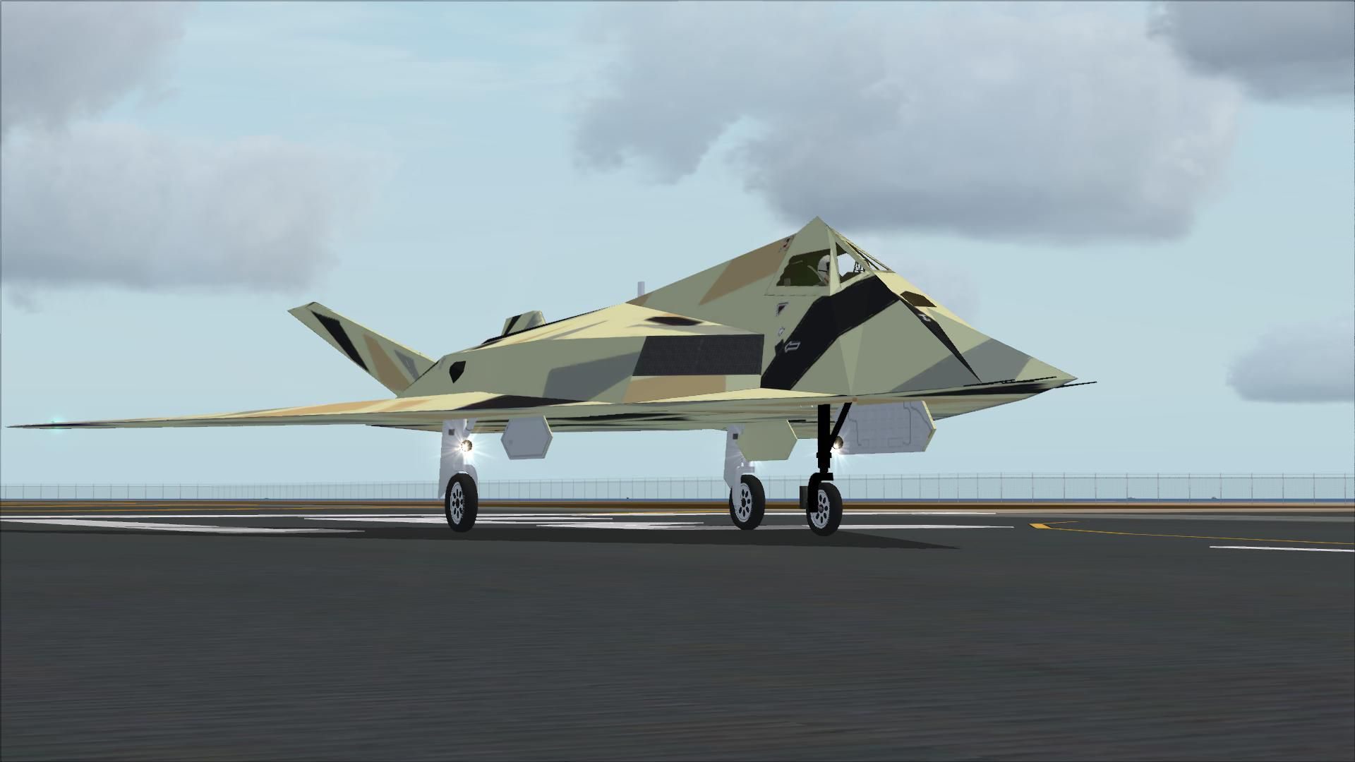 Have Blue 1001 F-117 Nighthawk for FSX