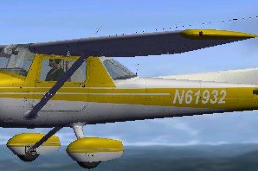 Cub Yellow Cessna 172 N758KD for FSX