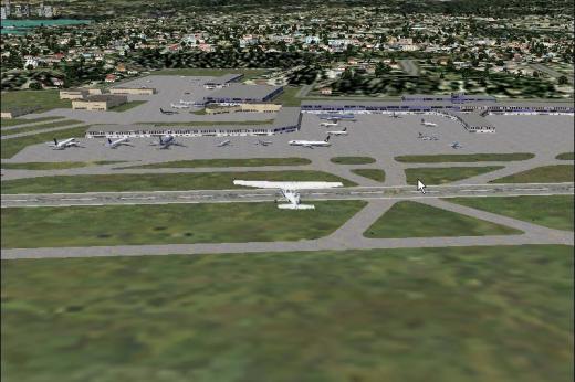 BSG Galactica at PHNL Scenery for FSX & P3D