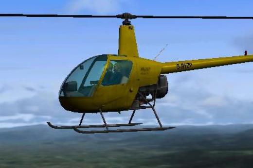 KPIX TV Chopper Robinson R44 for FSX