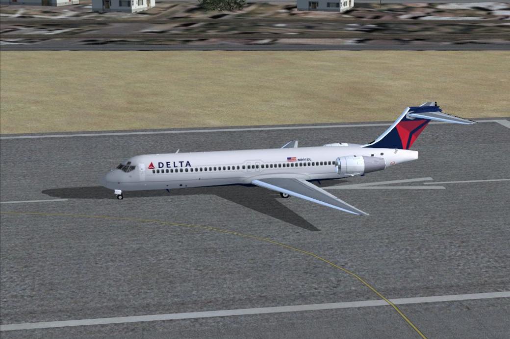 Delta Airlines Boeing 727-200 N400DA for FSX