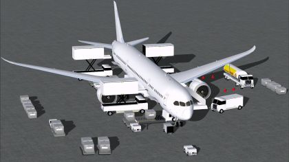 Paint Kit Boeing 787-9 V5 for FSX