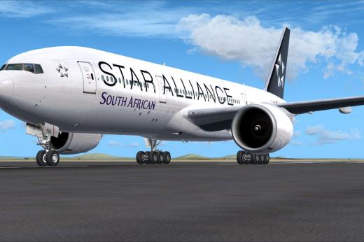 SAA (Star Alliance) Boeing 737-800 N1787B for FSX